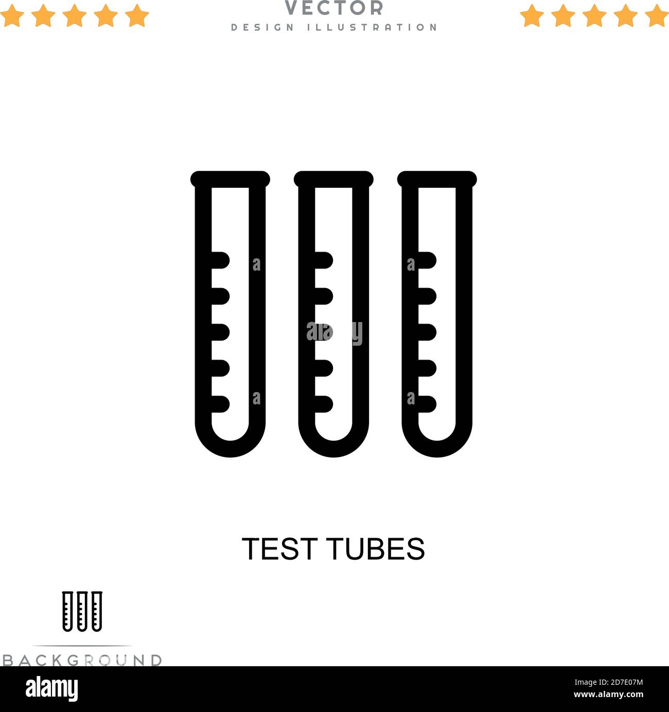Test tubes icon. Simple element from digital disruption collection ...