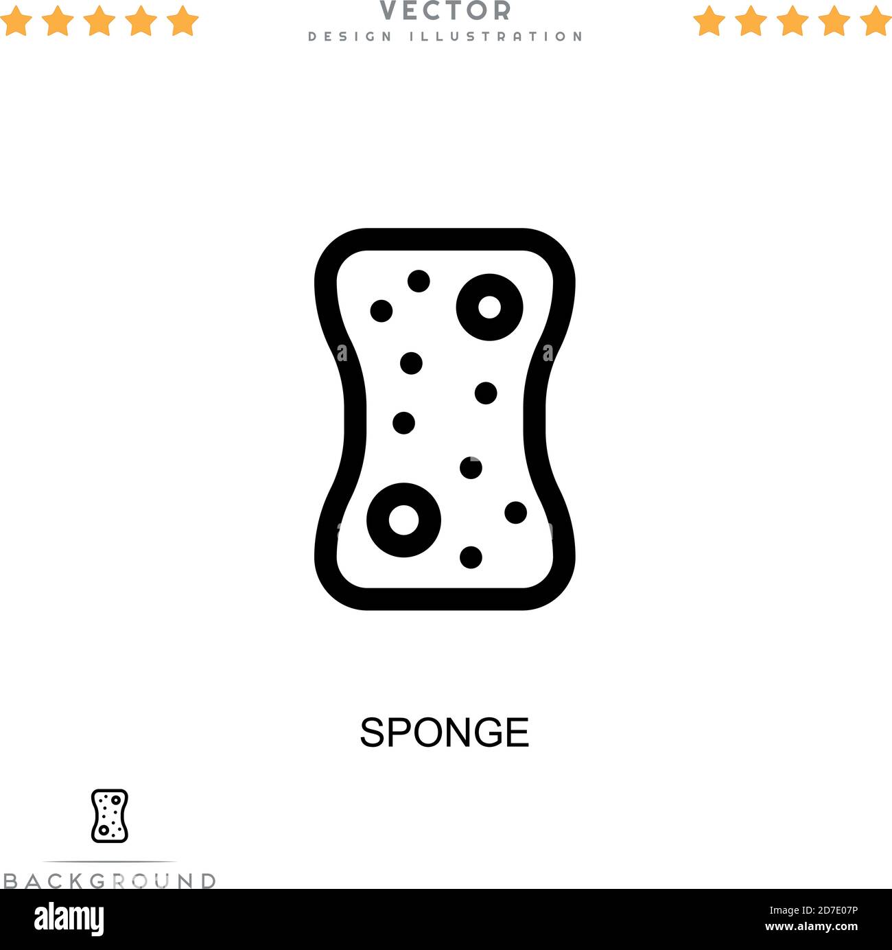 Sponge icon. Simple element from digital disruption collection. Line ...