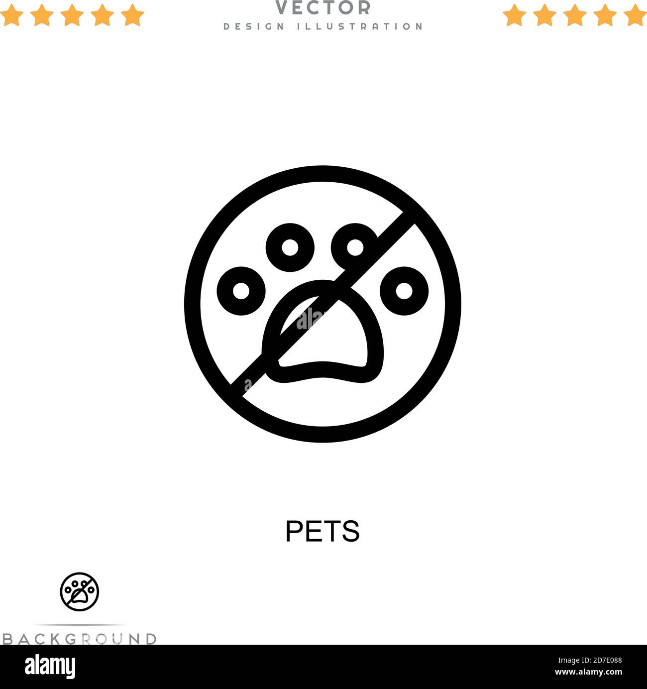 Pets icon. Simple element from digital disruption collection. Line Pets ...