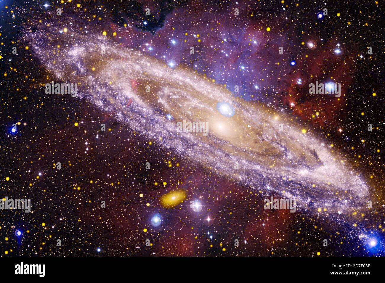 Cluster of stars. Starfield. Nebula. Elements of this image furnished ...