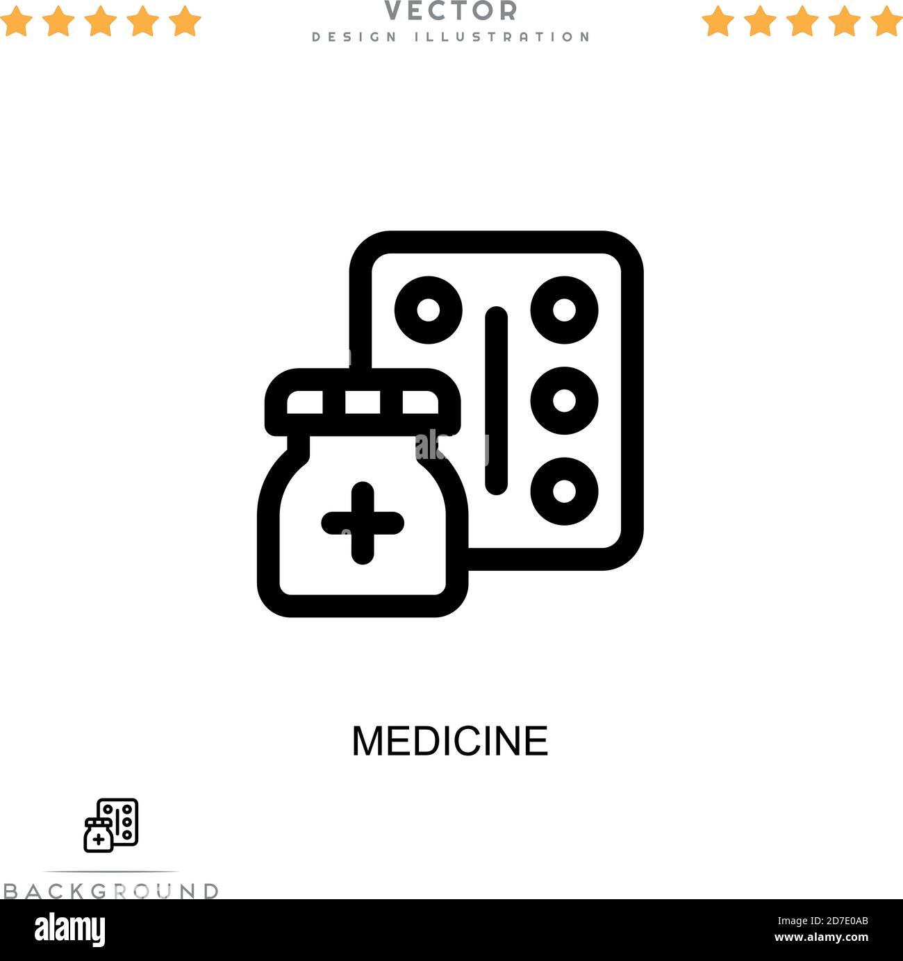 Medicine icon. Simple element from digital disruption collection. Line ...