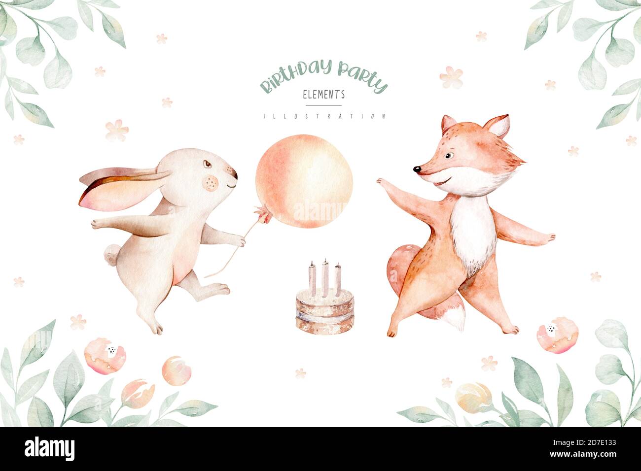 Cute Baby Bunny Clipart Birthday