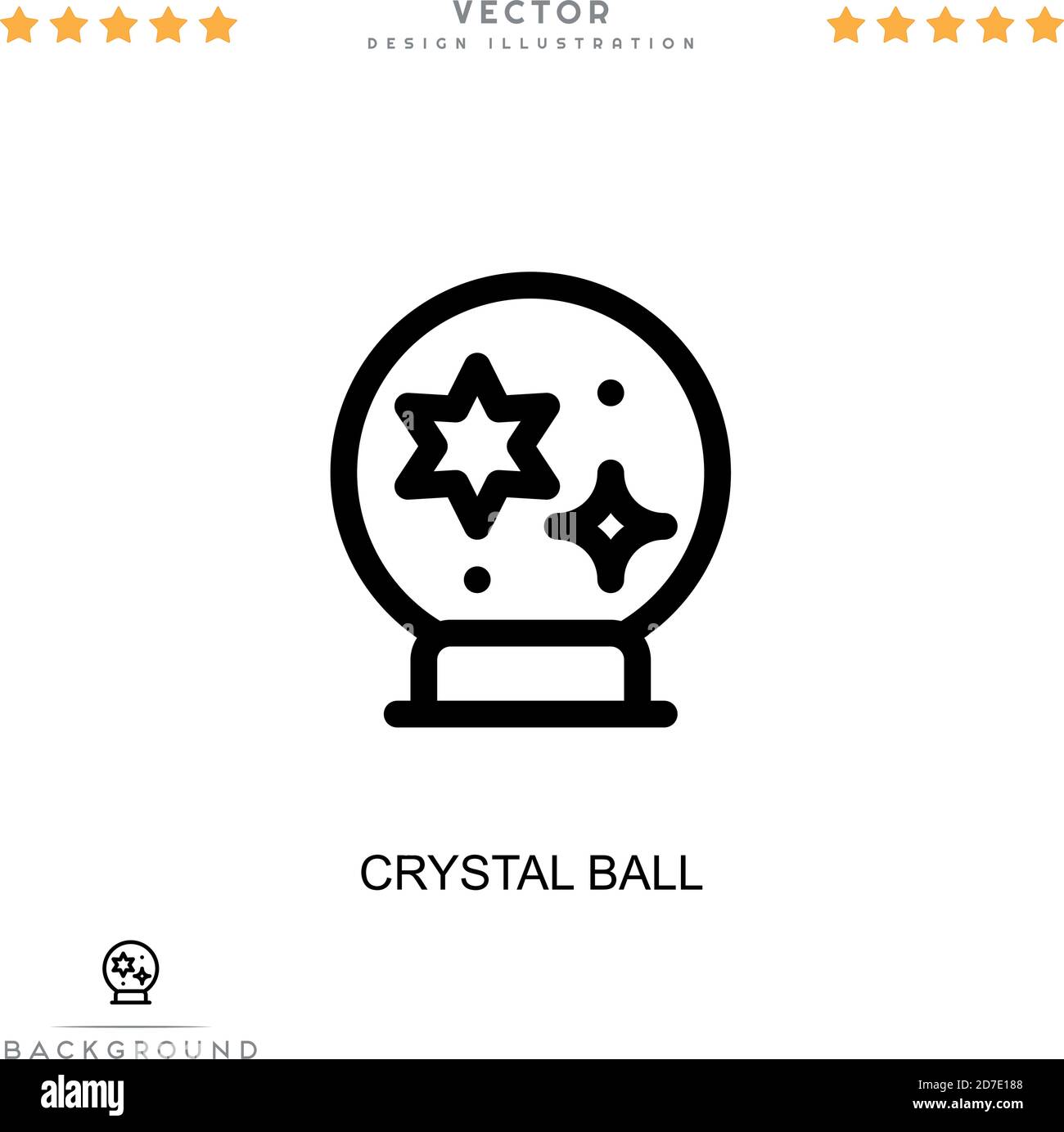 Crystal ball icon. Simple element from digital disruption collection ...