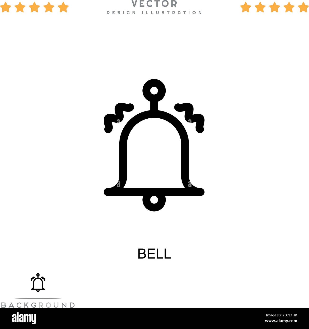 Bell icon. Simple element from digital disruption collection. Line Bell ...