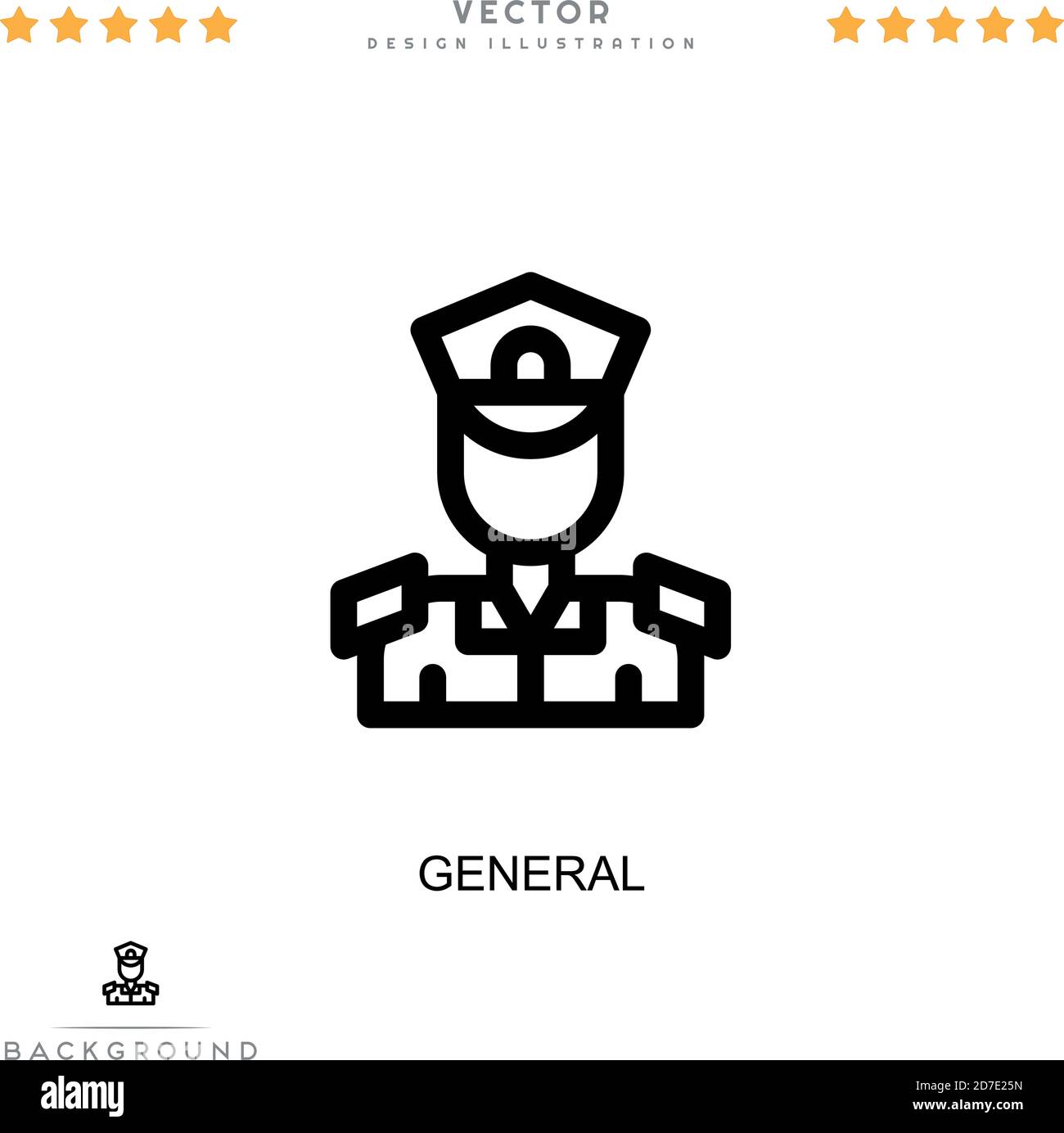 General icon. Simple element from digital disruption collection. Line ...
