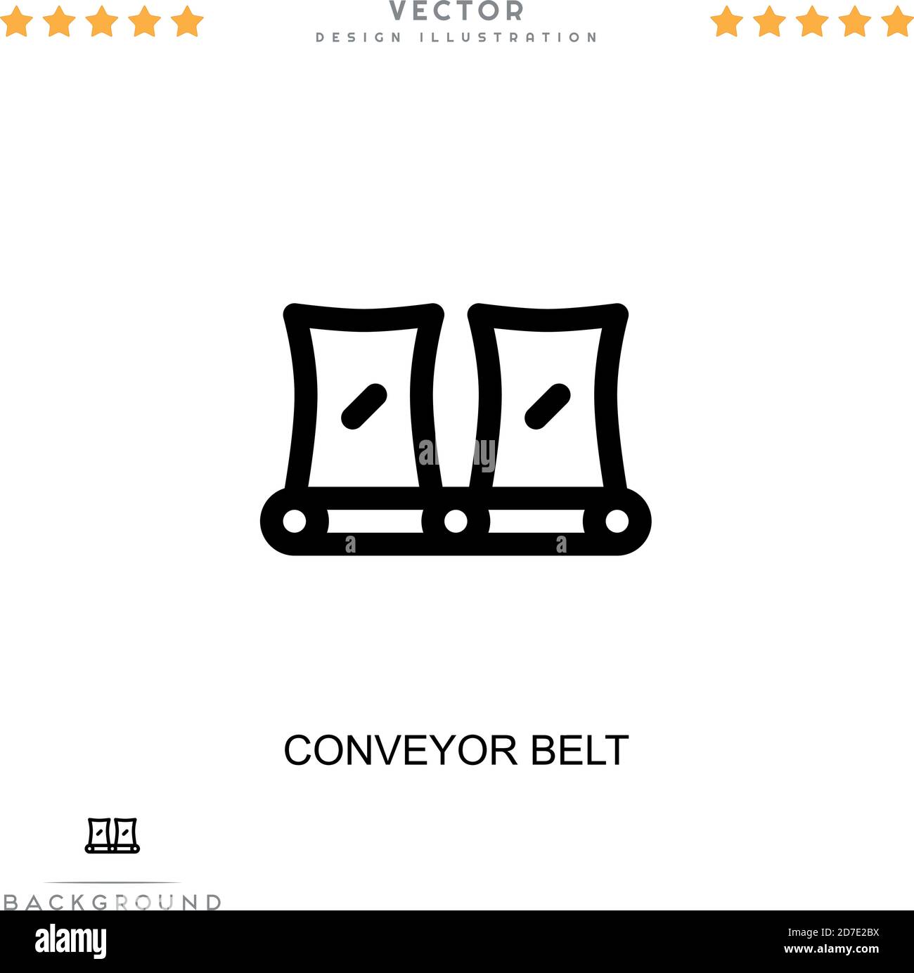 Conveyor belt icon. Simple element from digital disruption collection. Line Conveyor belt icon ...