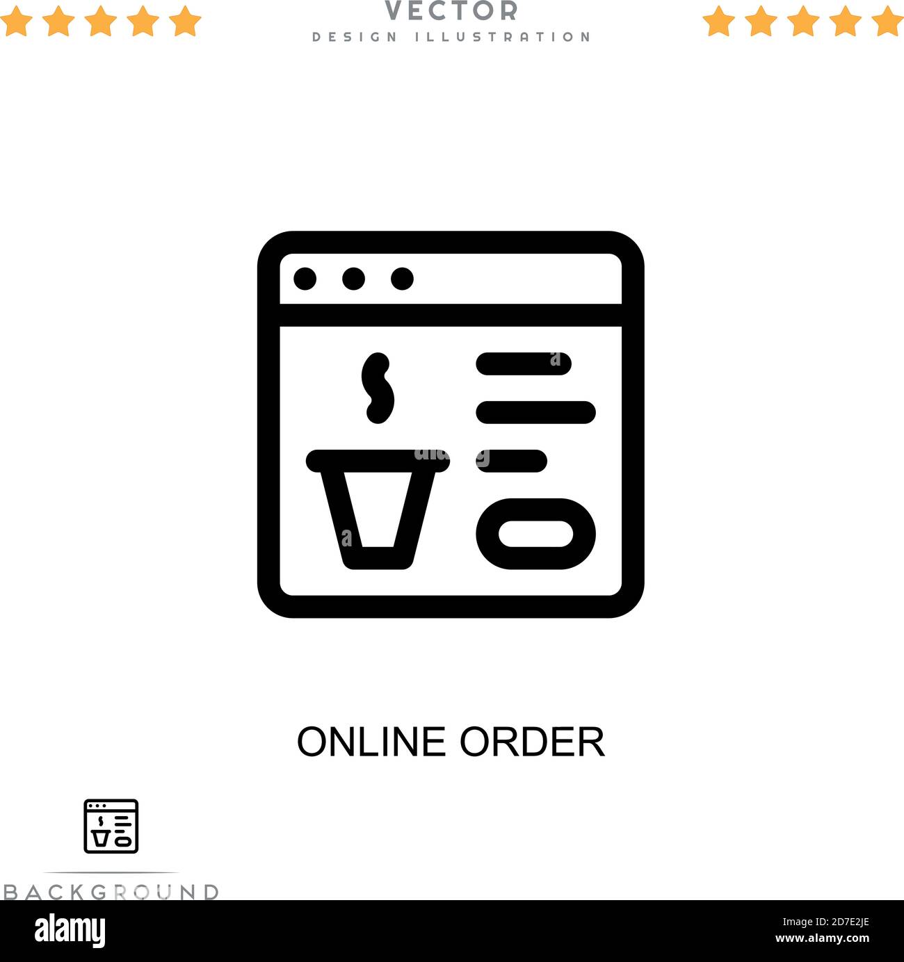 Online order icon. Simple element from digital disruption collection ...