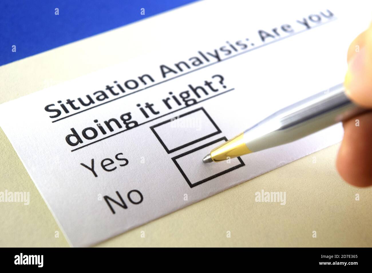 Situation analysis hi-res stock photography and images - Alamy