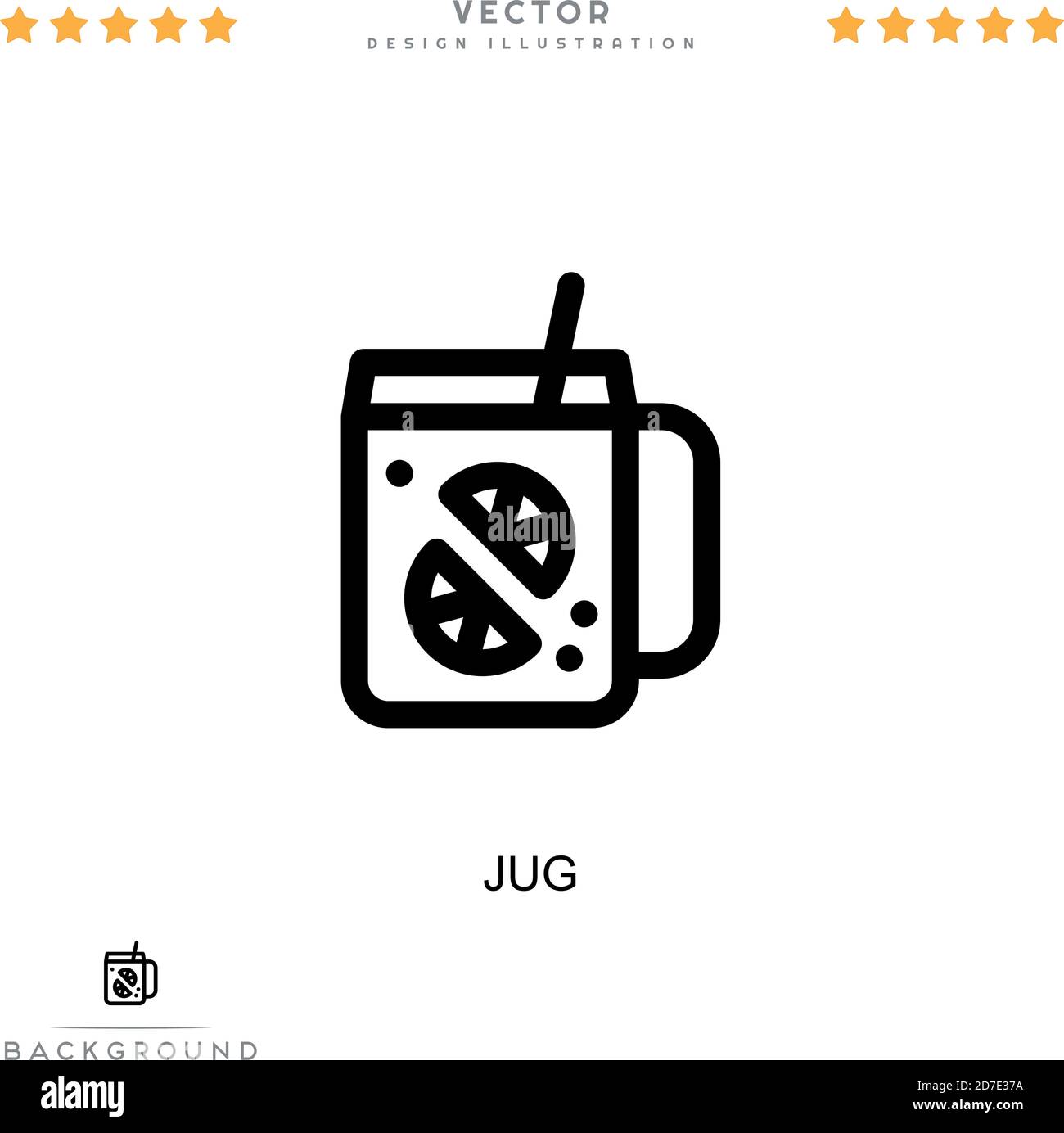 Jug icon. Simple element from digital disruption collection. Line Jug ...