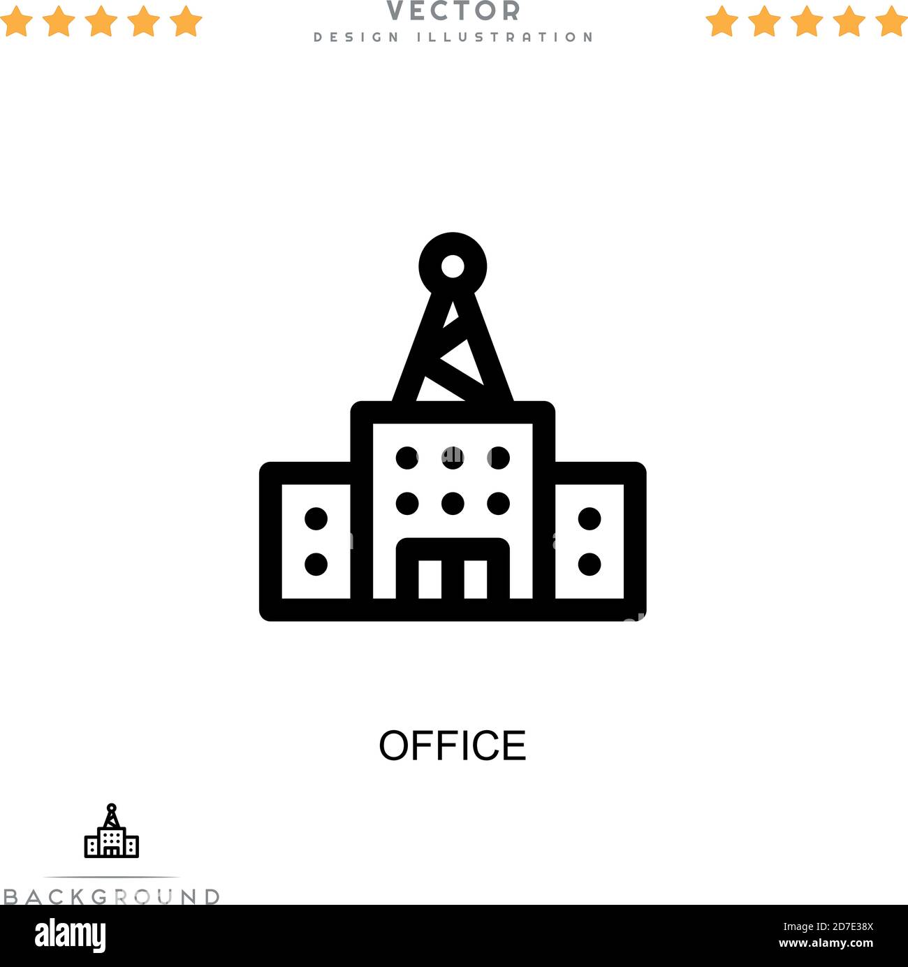 Office Icon Simple Element From Digital Disruption Collection Line