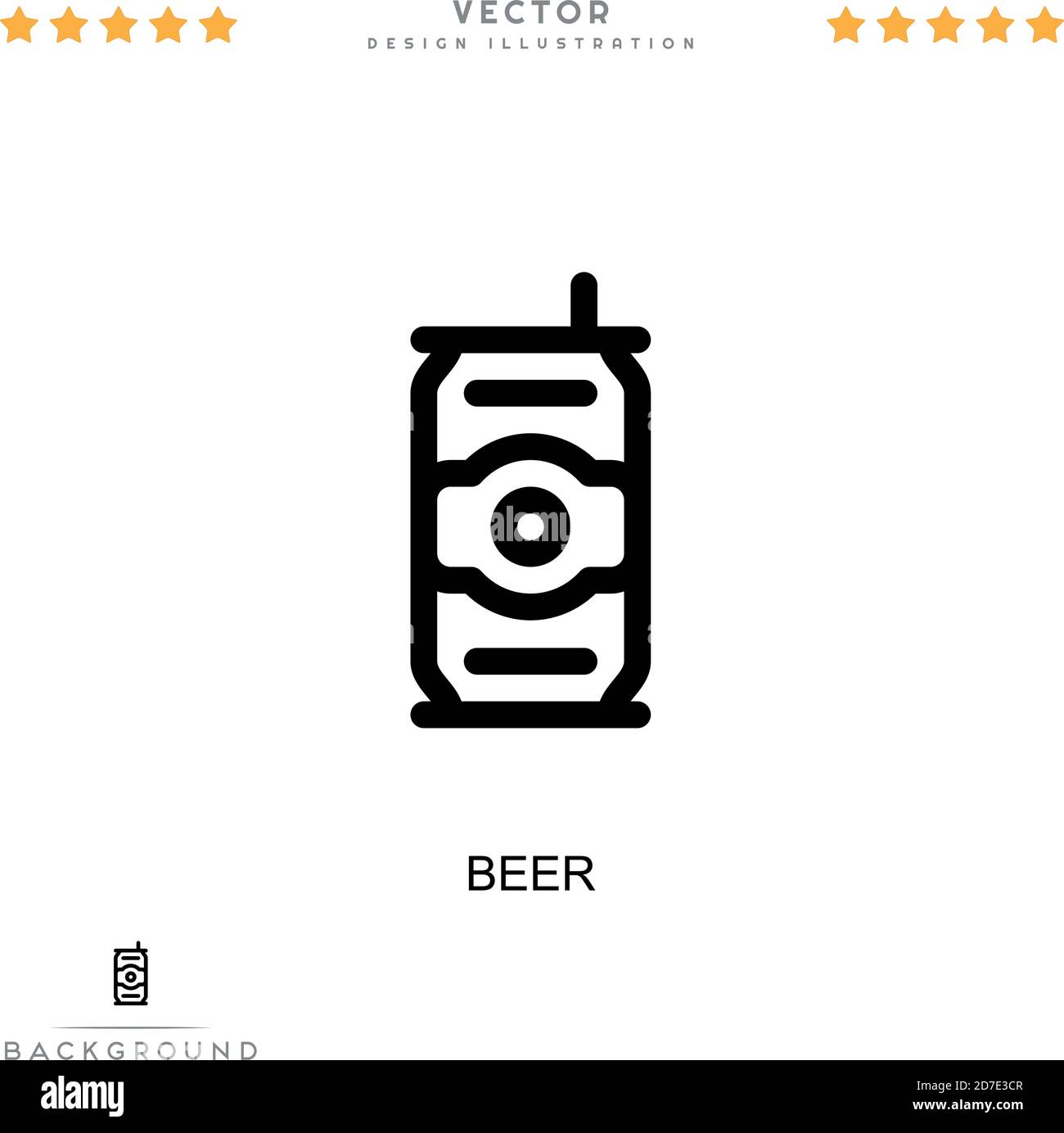 Beer icon. Simple element from digital disruption collection. Line Beer ...