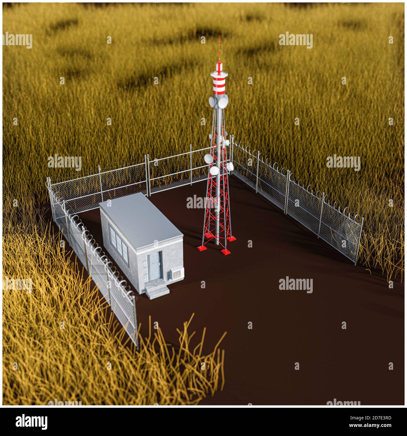 Radio field communication Cut Out Stock Images & Pictures - Alamy
