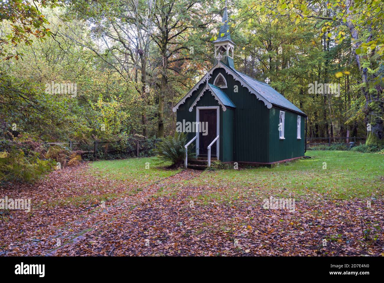 The iron church was built in 1883 as the instigation of the Rev. Alfred ...