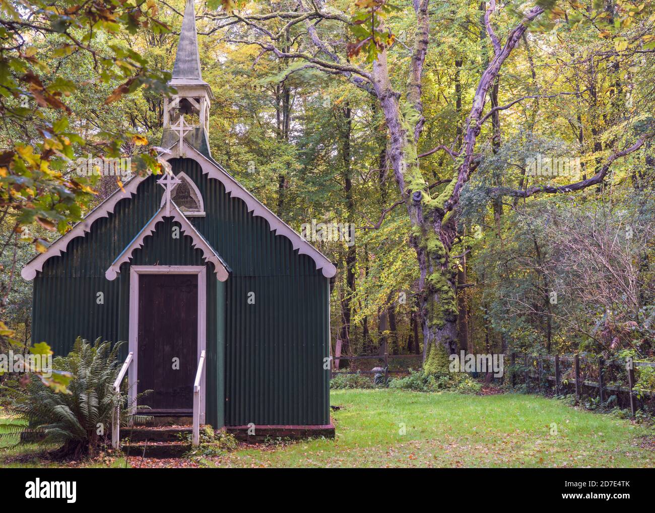 The iron church was built in 1883 as the instigation of the Rev. Alfred ...