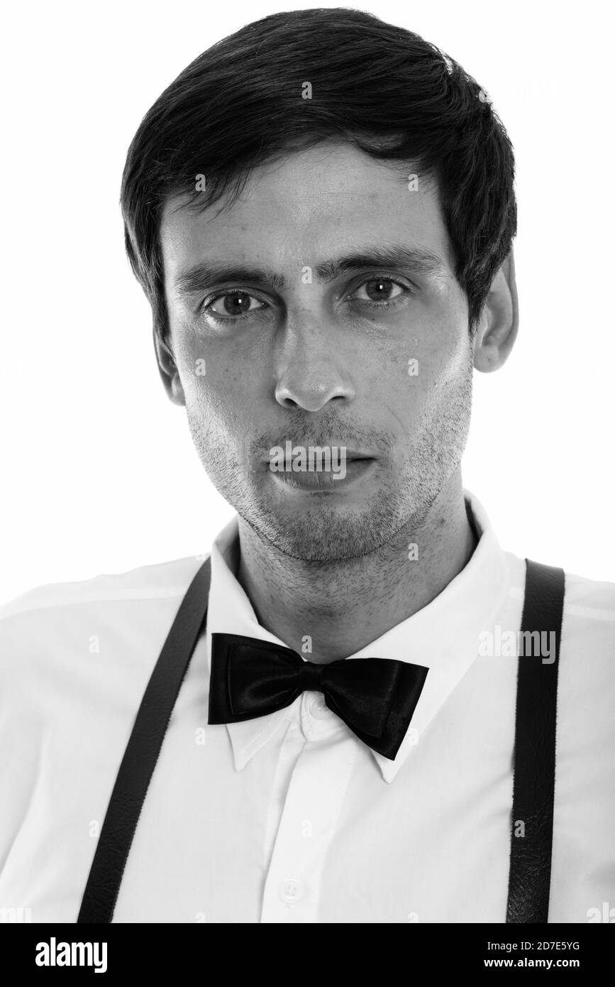 Wearing suspenders hi-res stock photography and images - Alamy