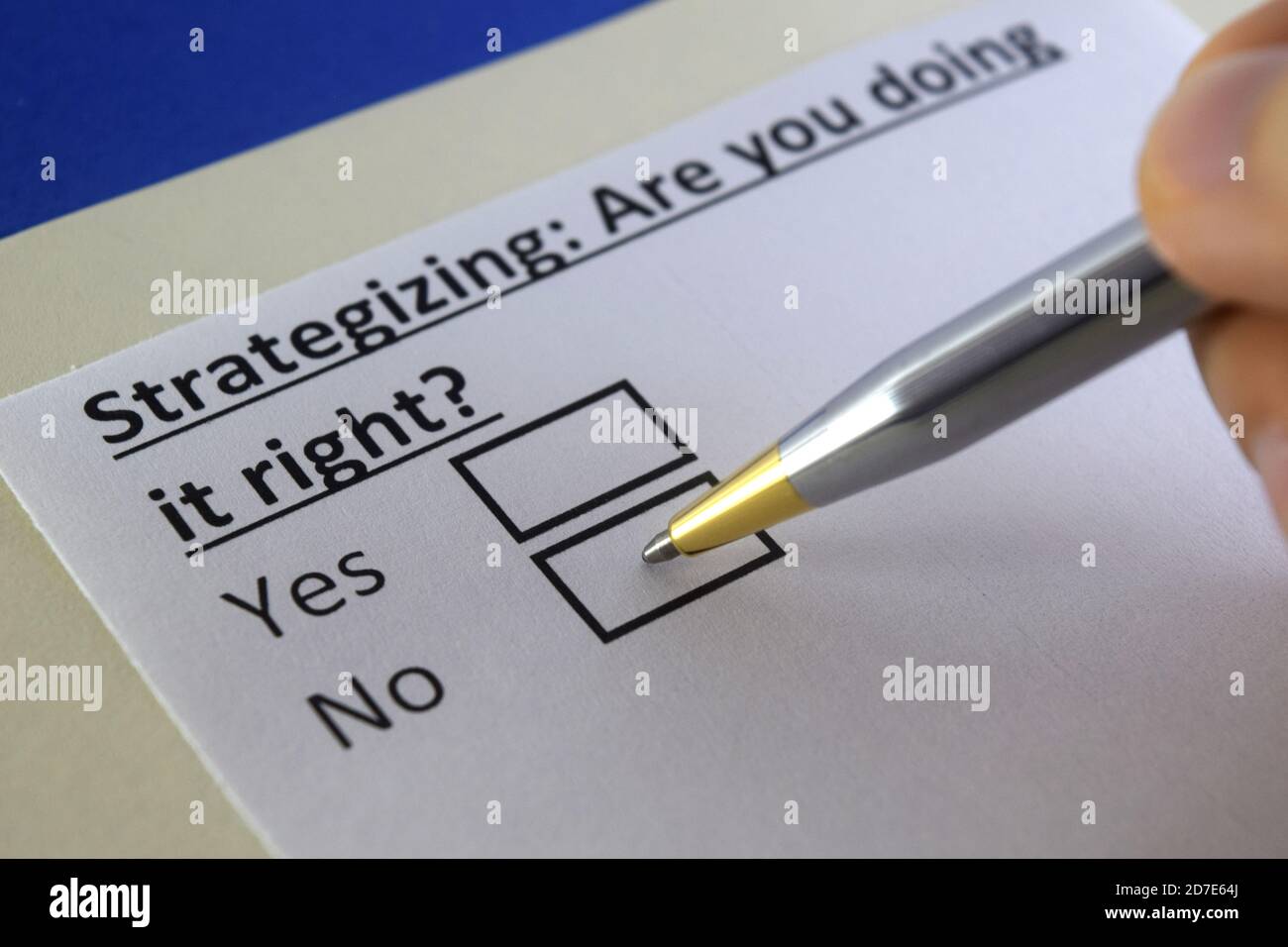 Strategizing hi-res stock photography and images - Alamy