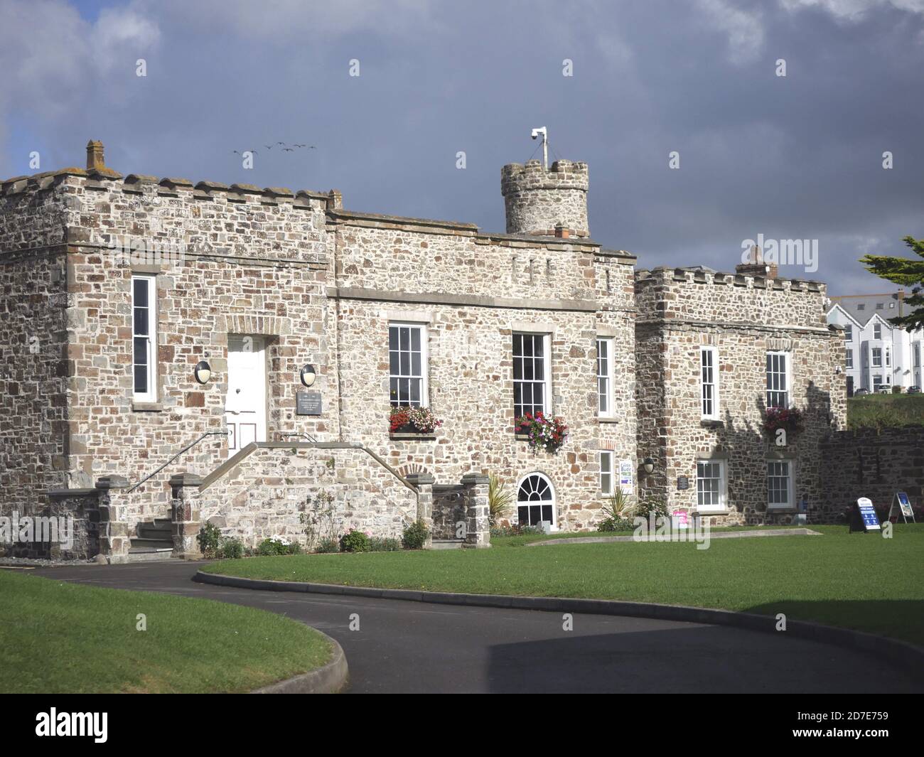 Bude Castle was built about 1830 for Victorian inventor Sir Goldsworthy ...