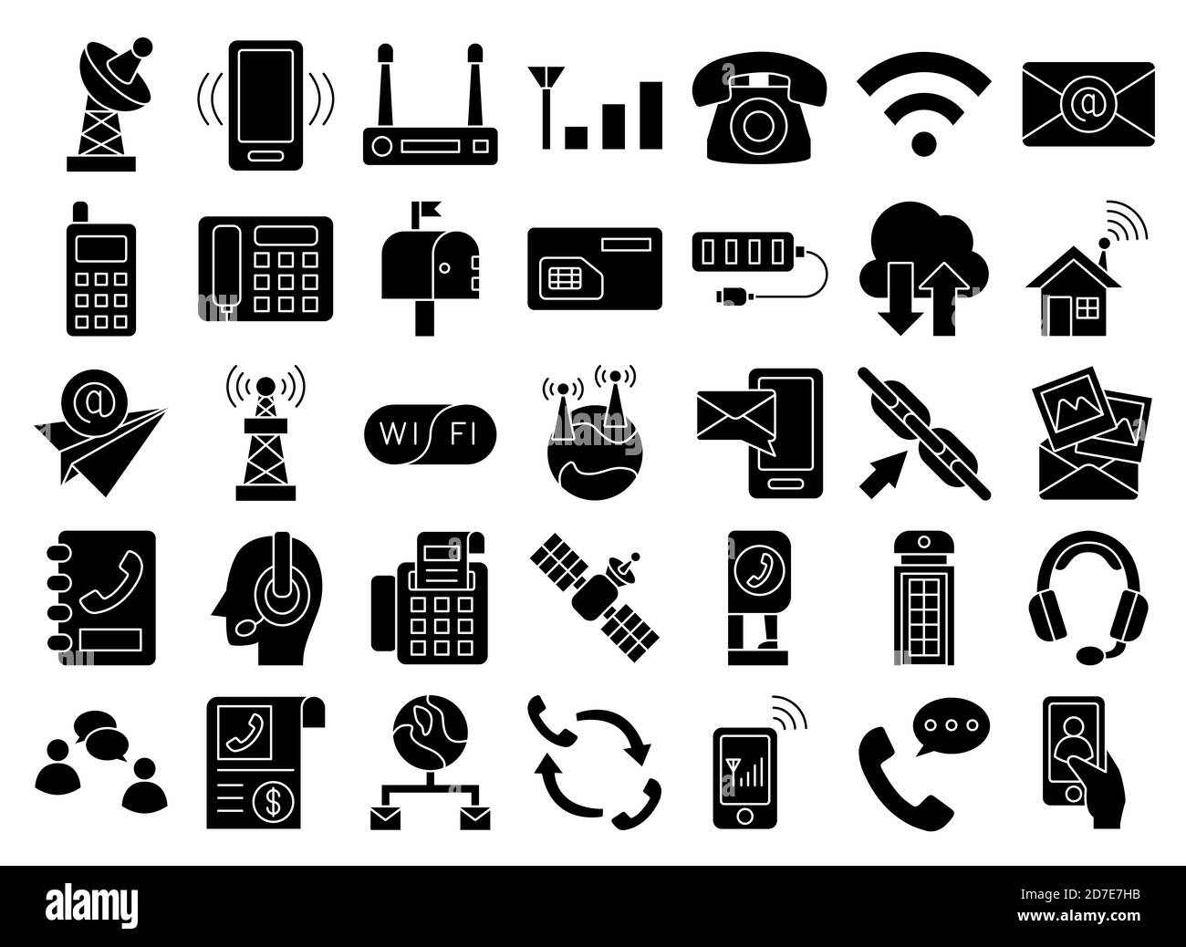 Envelope for digital communication Black and White Stock Photos ...
