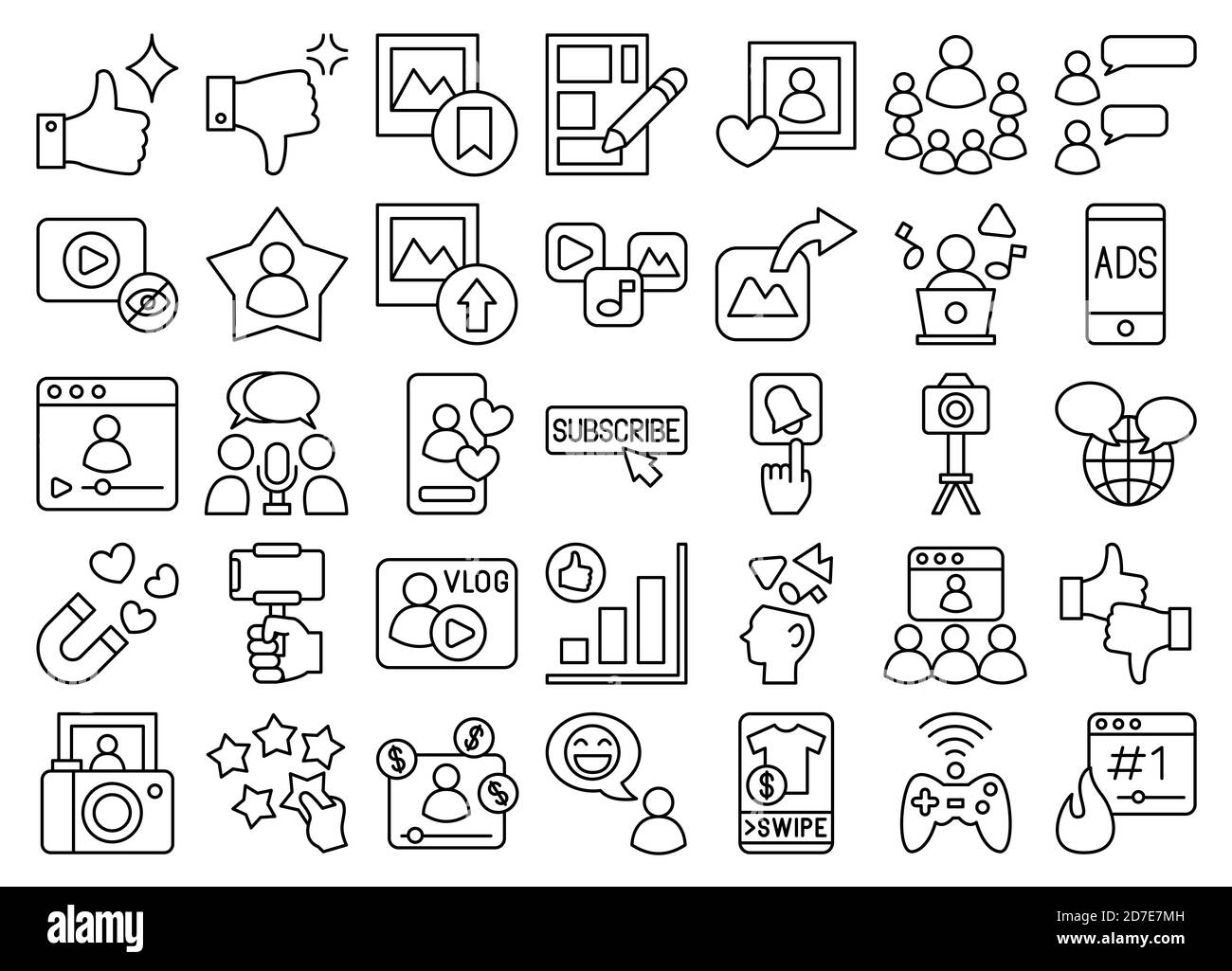 Influencer icon hi-res stock photography and images - Alamy