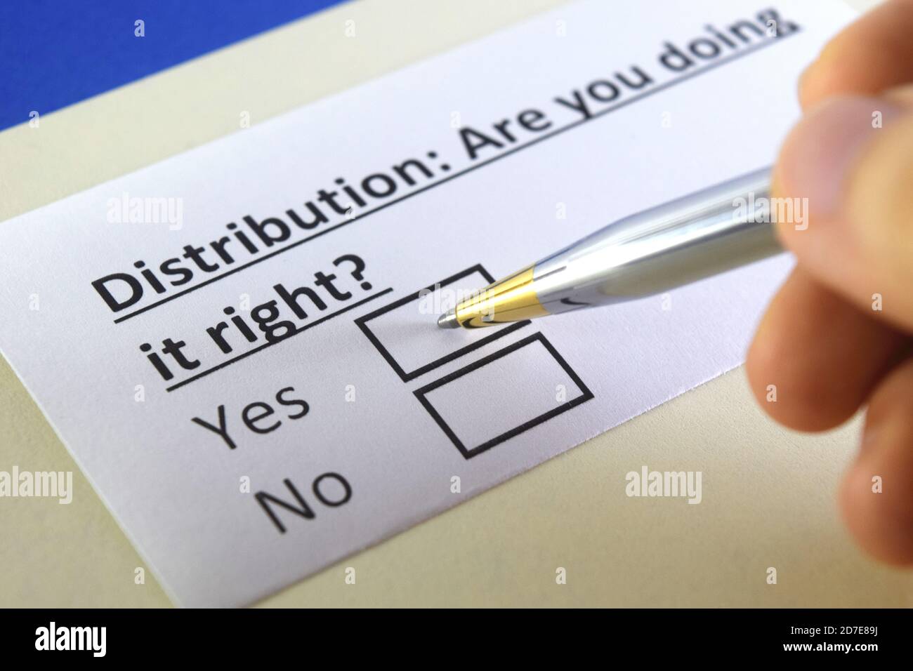 Distribution method hi-res stock photography and images - Alamy