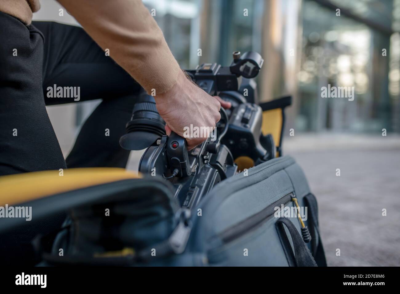 Close up shooting man hands hi-res stock photography and images - Alamy