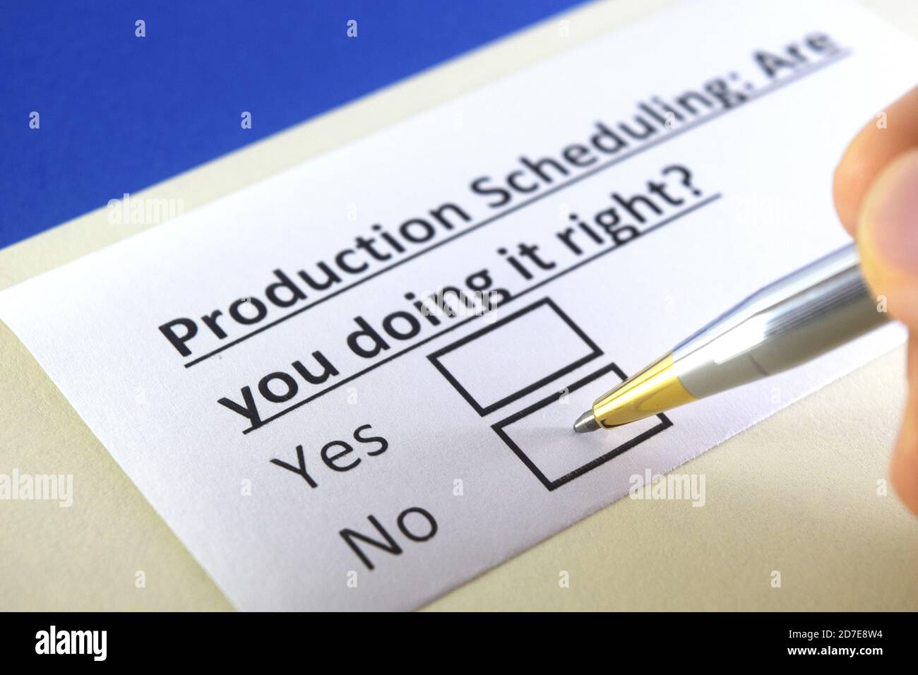 Production schedule hi-res stock photography and images - Alamy