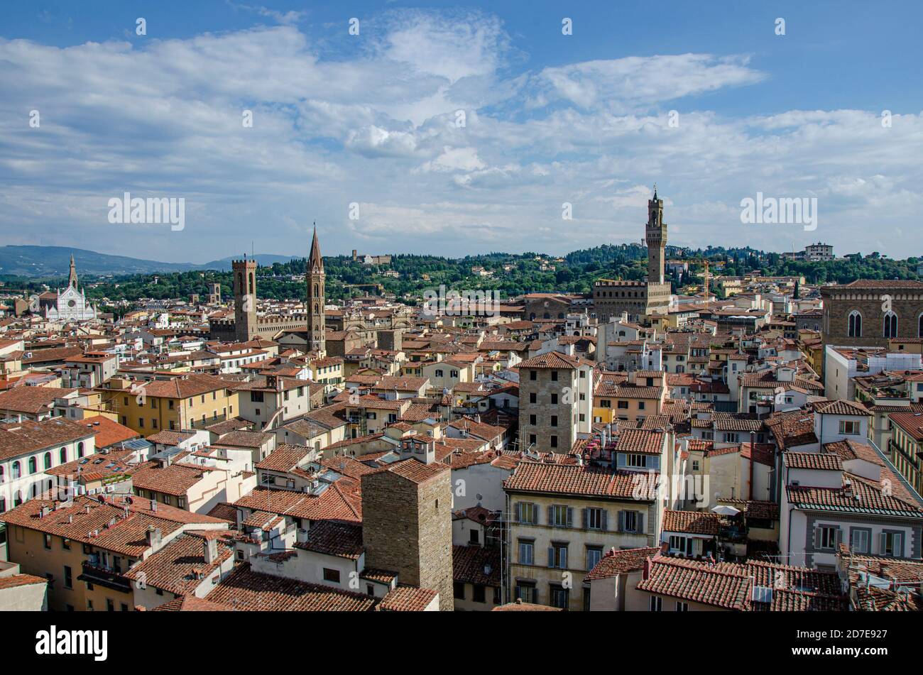 Florence aerial view hi-res stock photography and images - Alamy
