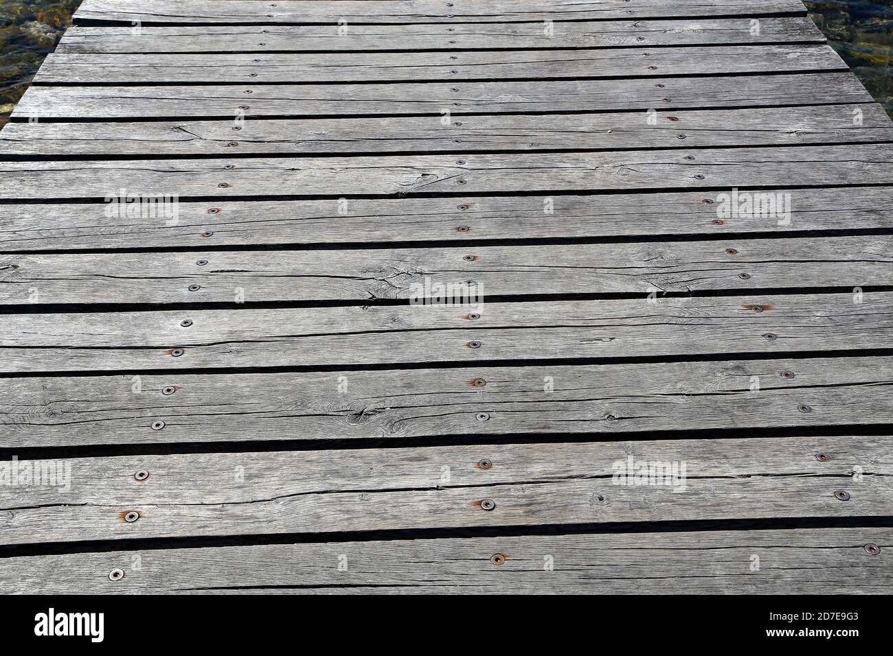 Wooden pier floor texture Stock Photo - Alamy