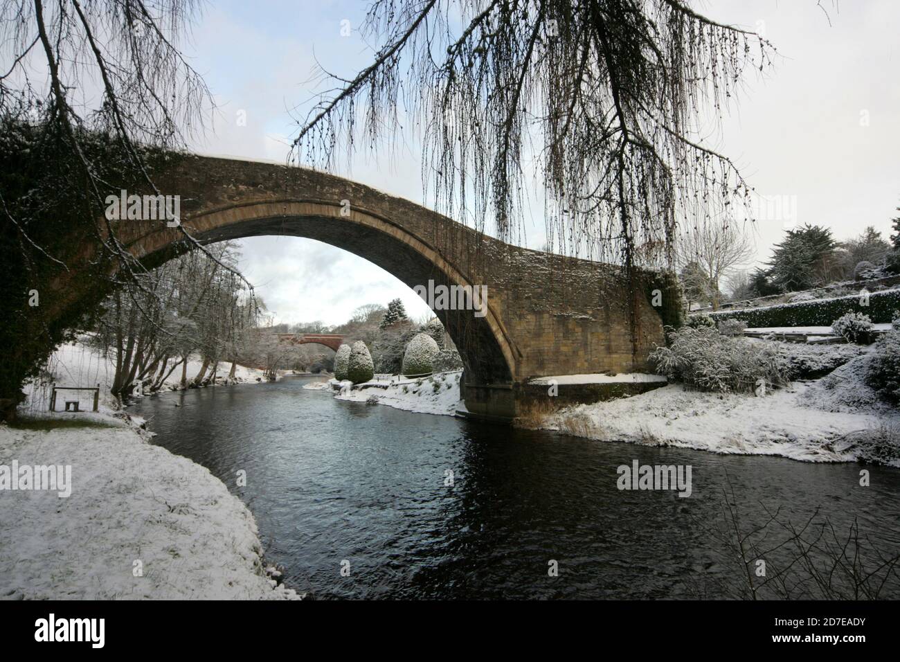 Brig O Doon, Alloway, South Ayrshire, Scotland, UK. The famous bridge ...