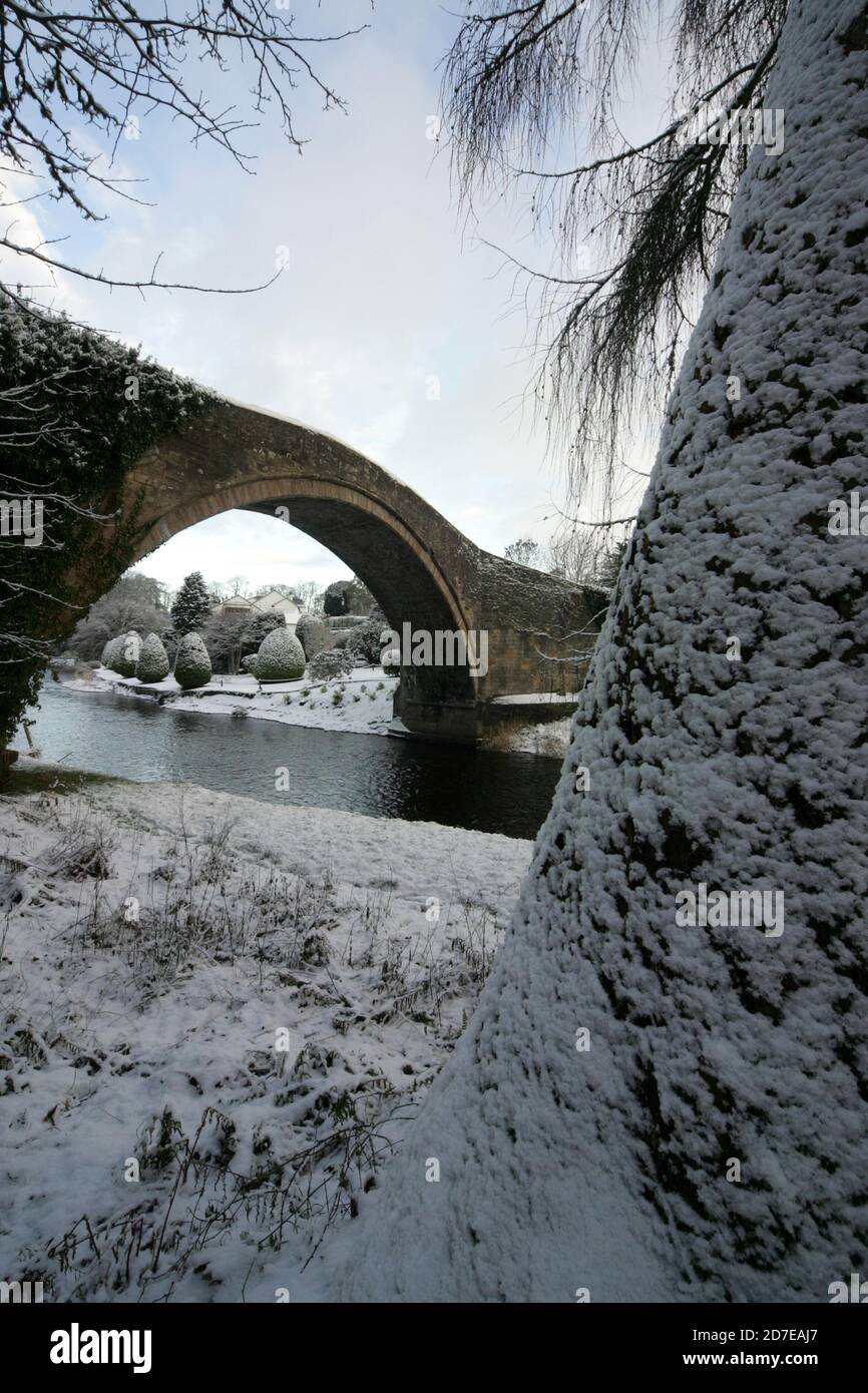Brig O Doon, Alloway, South Ayrshire, Scotland, UK. The famous bridge ...