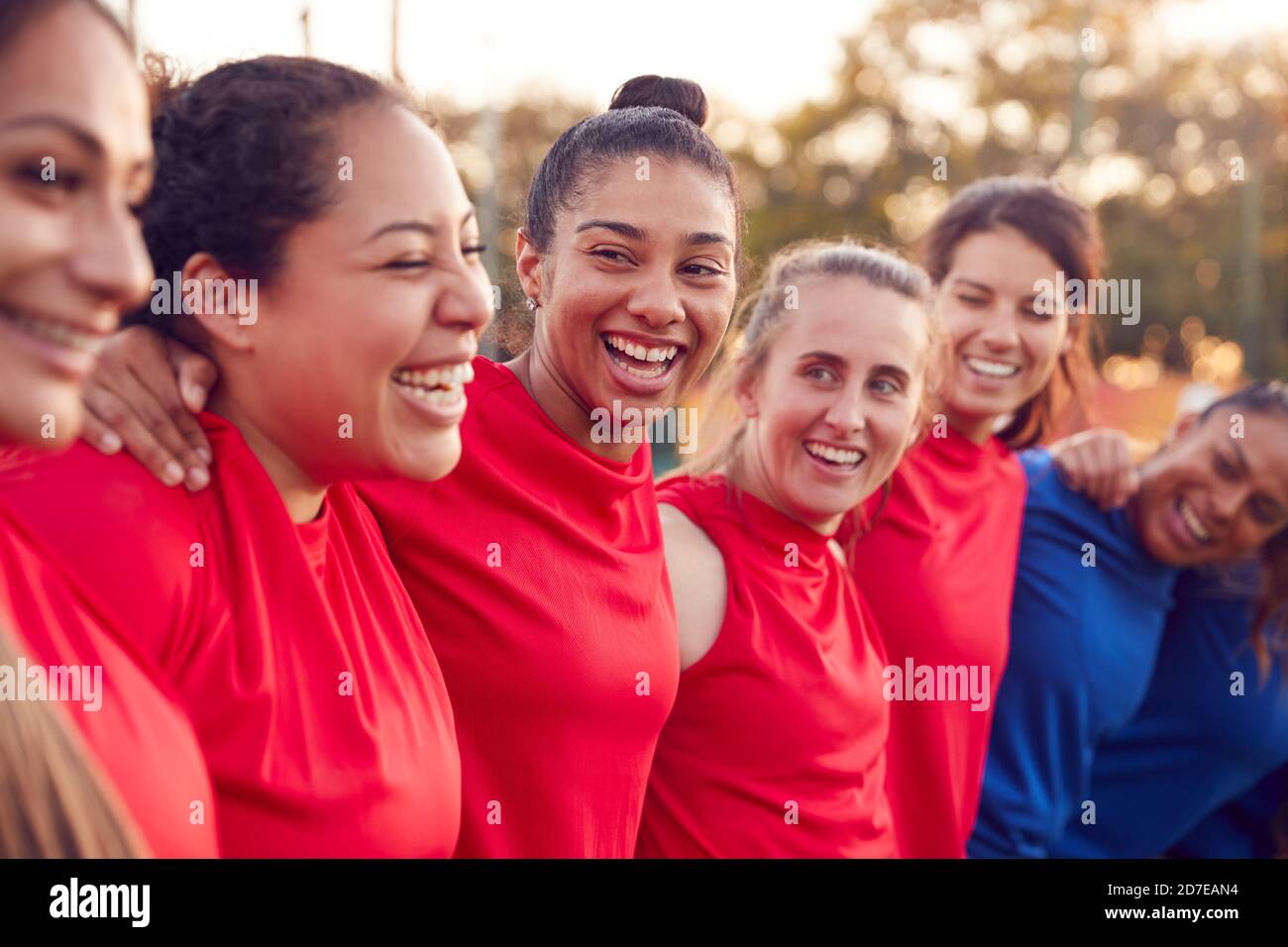 Football hugging hi-res stock photography and images - Alamy