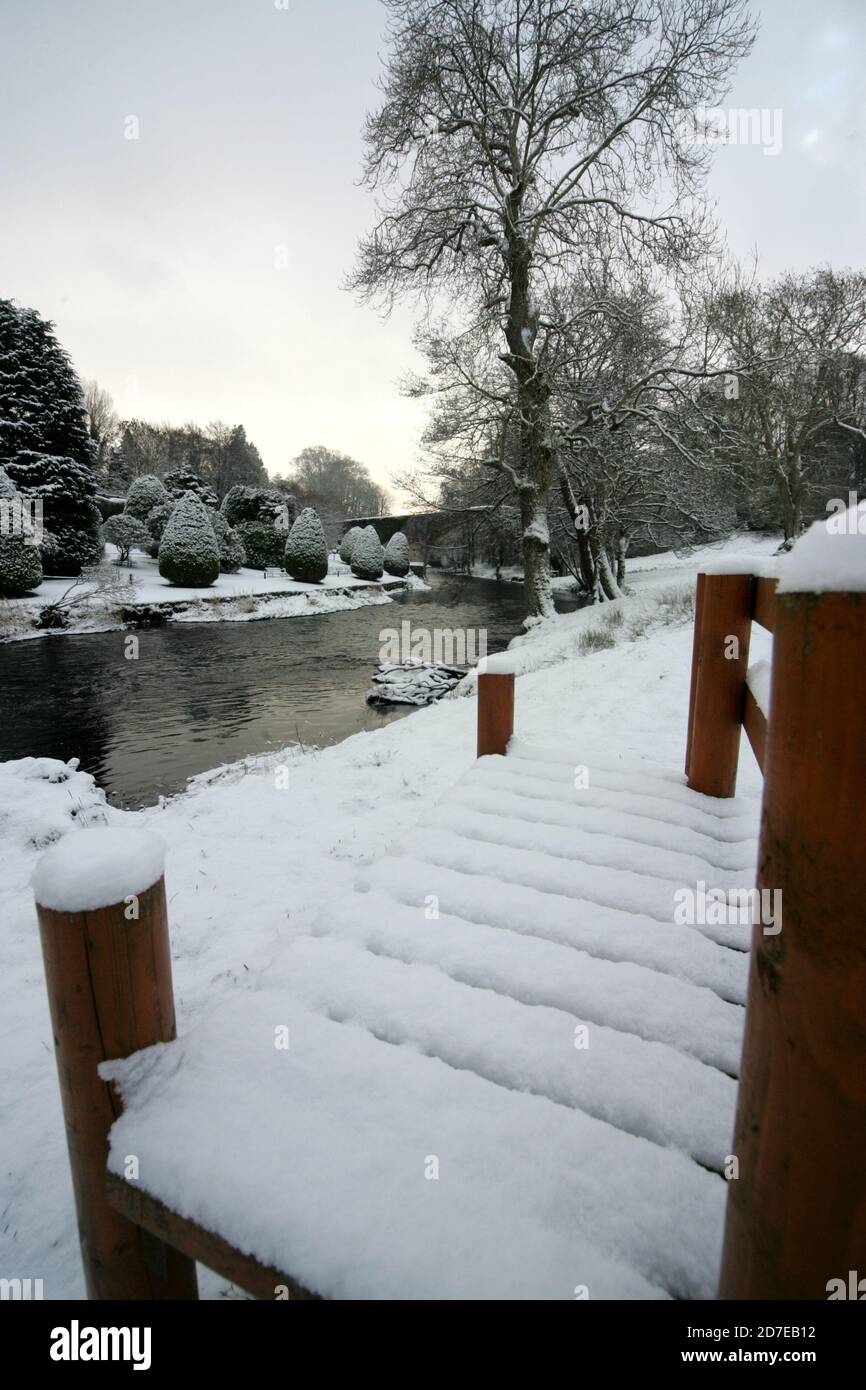Brig O Doon, Alloway, South Ayrshire, Scotland, UK. The famous bridge ...