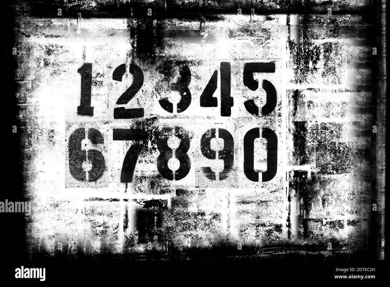 Numbers Black And White
