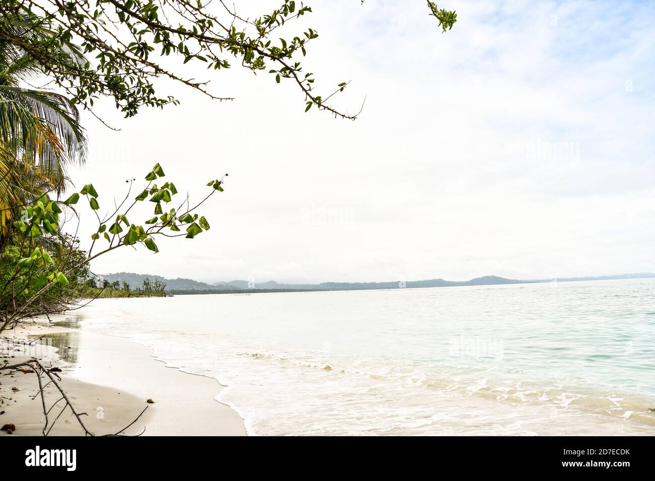 tropical beach and sea, in costa rica central america Stock Photo - Alamy