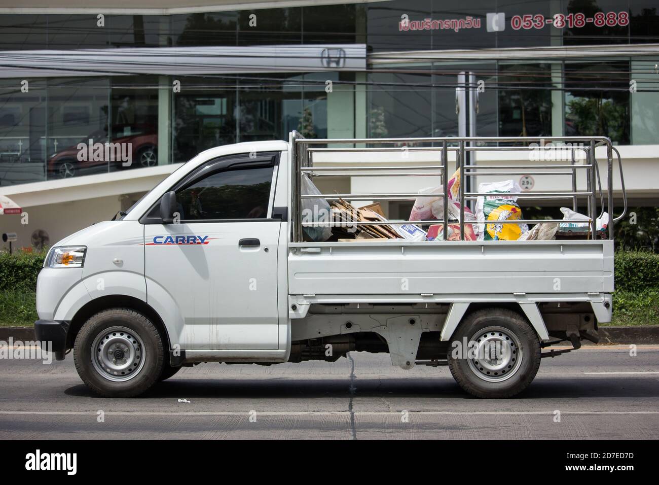 Chiangmai, Thailand - October 16 2020: Private Suzuki Carry Pick up car ...