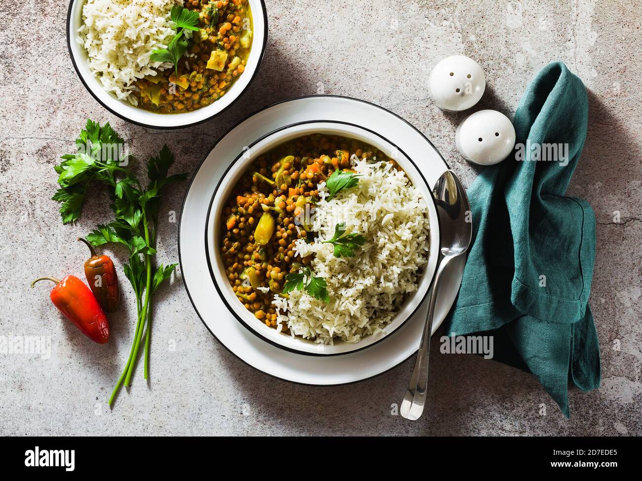 Lentil dhal hi-res stock photography and images - Alamy