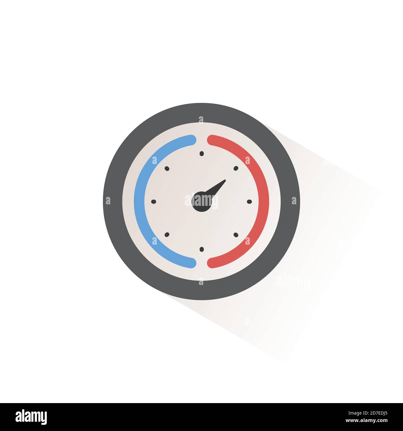 Barometer. Isolated color icon. Weather glyph vector illustration Stock ...