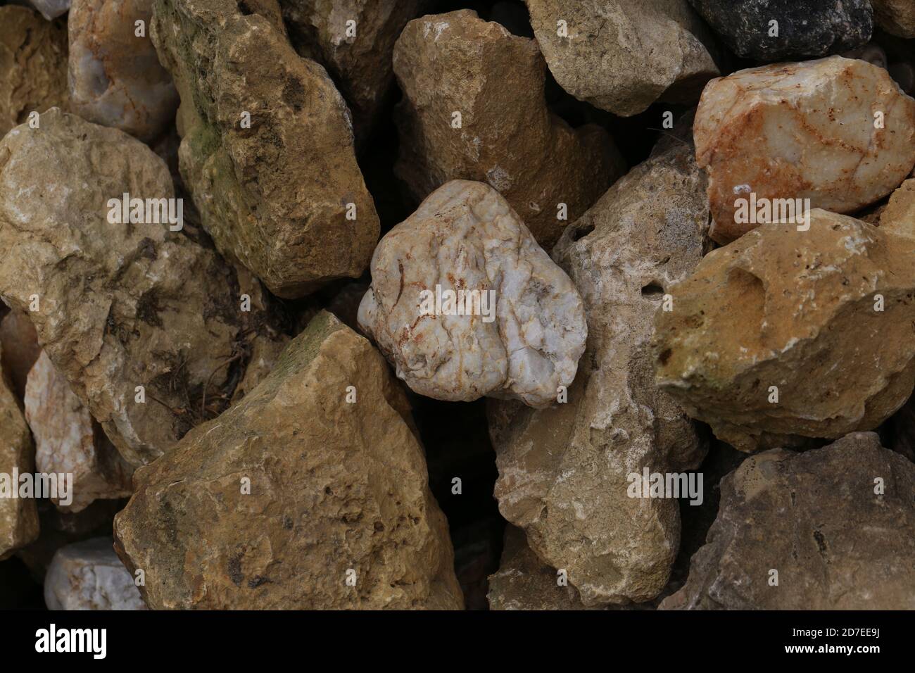 Part of a stone mountain with large natural stones Stock Photo - Alamy