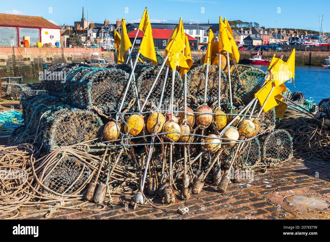 Lobster pot marker hi-res stock photography and images - Alamy
