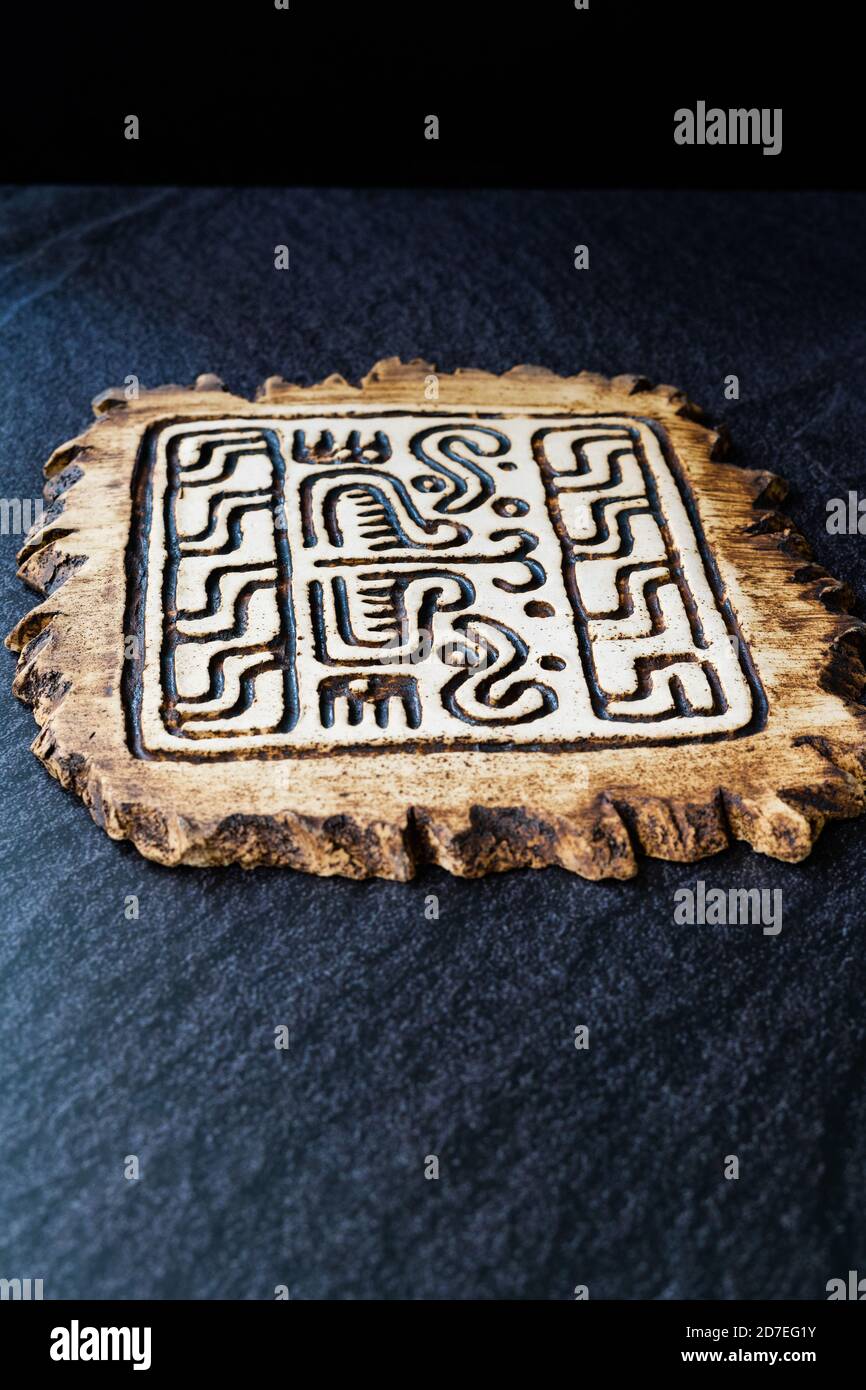 Handmade Ceramic Plates and Trays. Handcrafted with Traditional Aztec ...