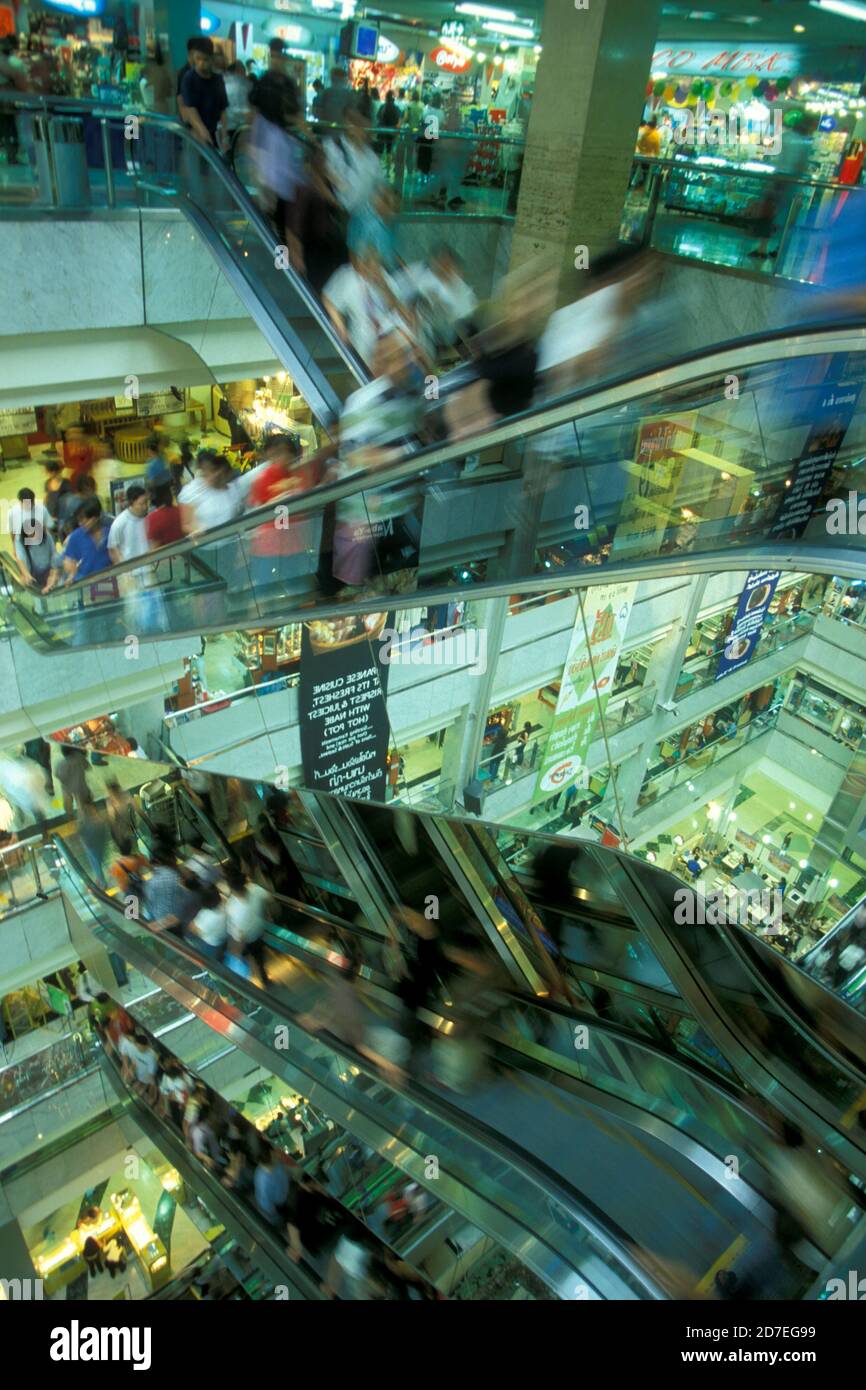 the MBK Shopping Mall in the city of Bangkok in Thailand in ...