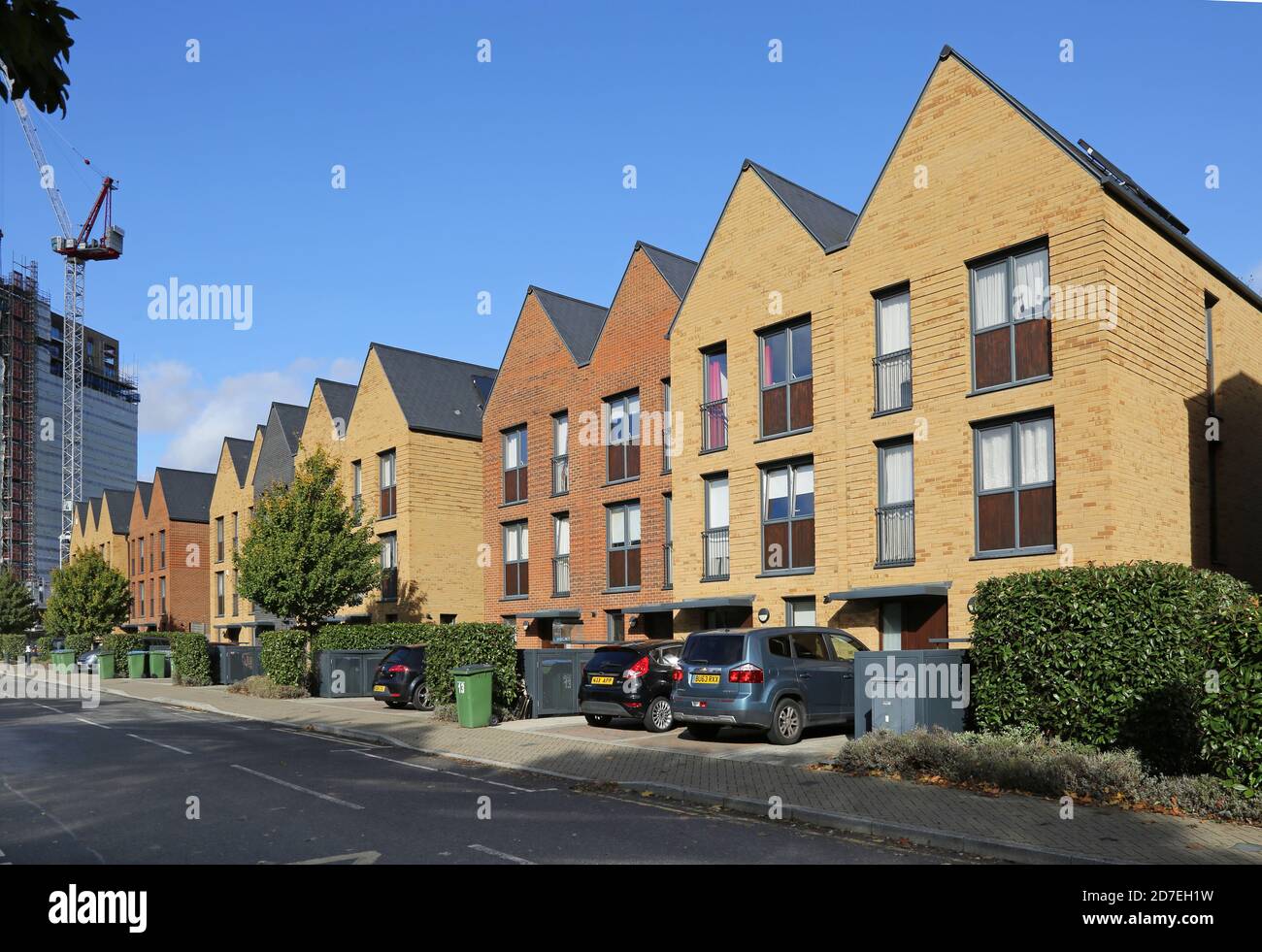 New town houses on Park Terrace, part of Kidbrooke Village, a huge new ...