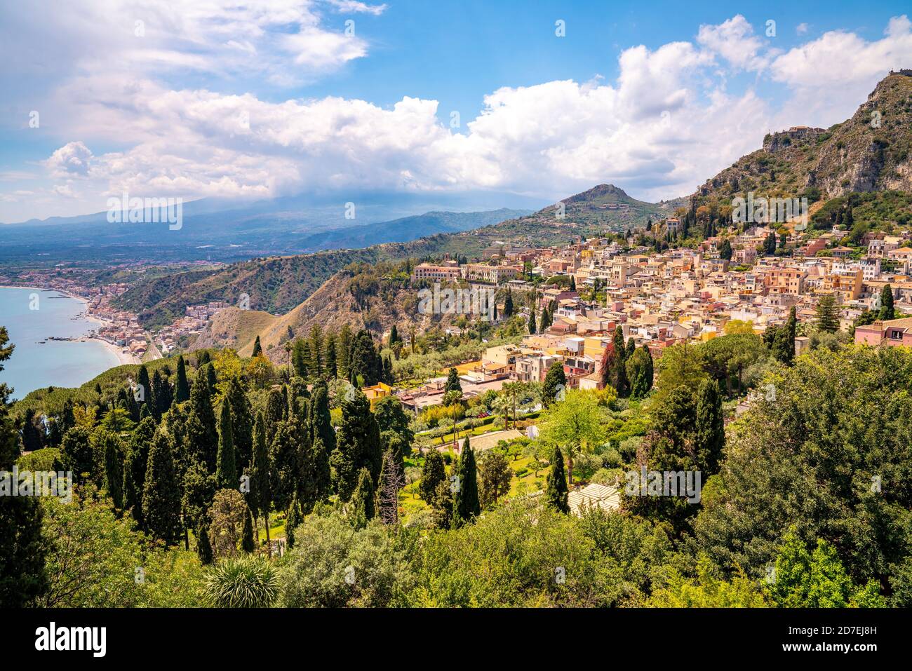 Aerial shot taormina in hi-res stock photography and images - Alamy