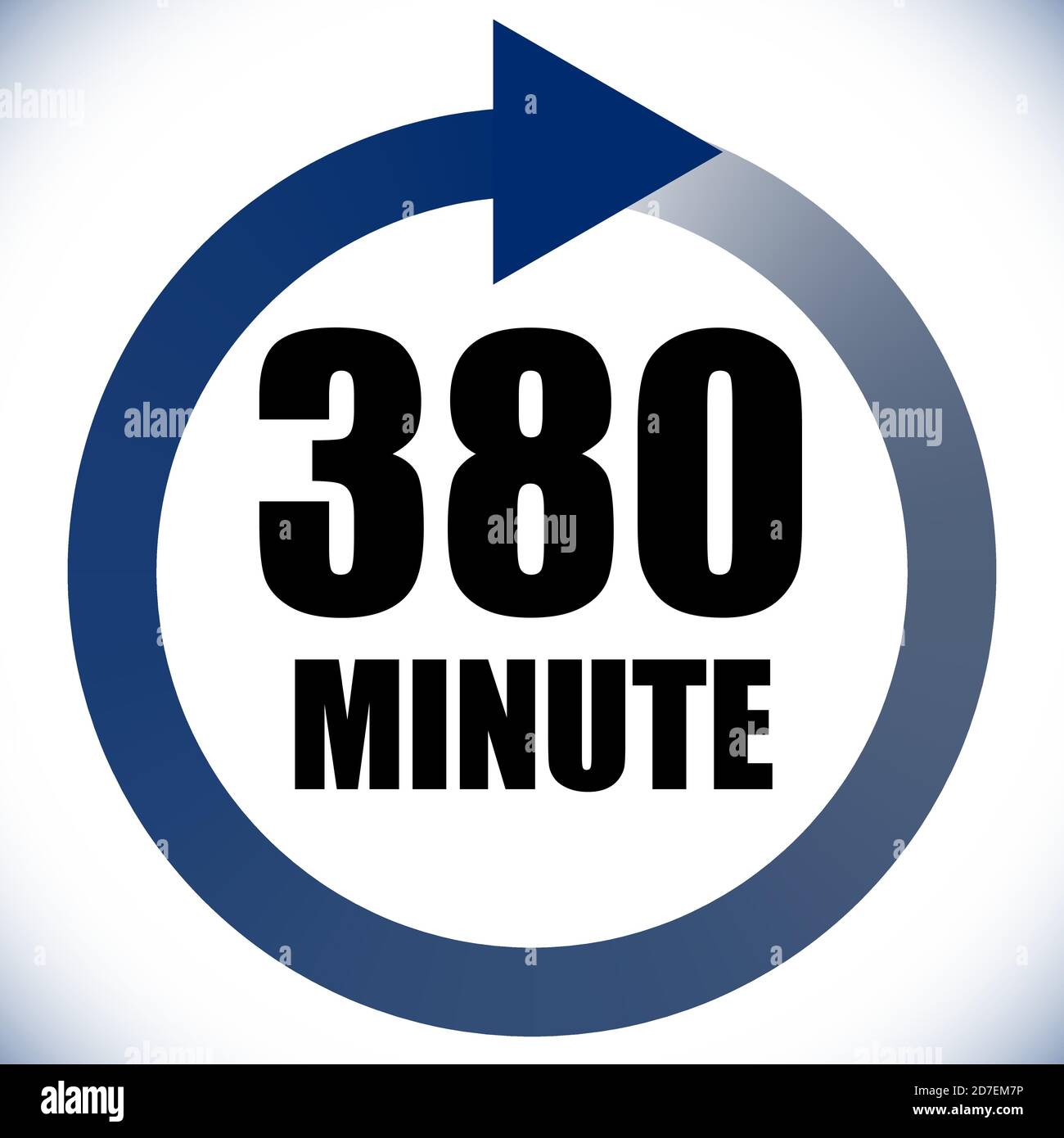 Numbers, numerals dial illustration. Time, duration and schedule ...