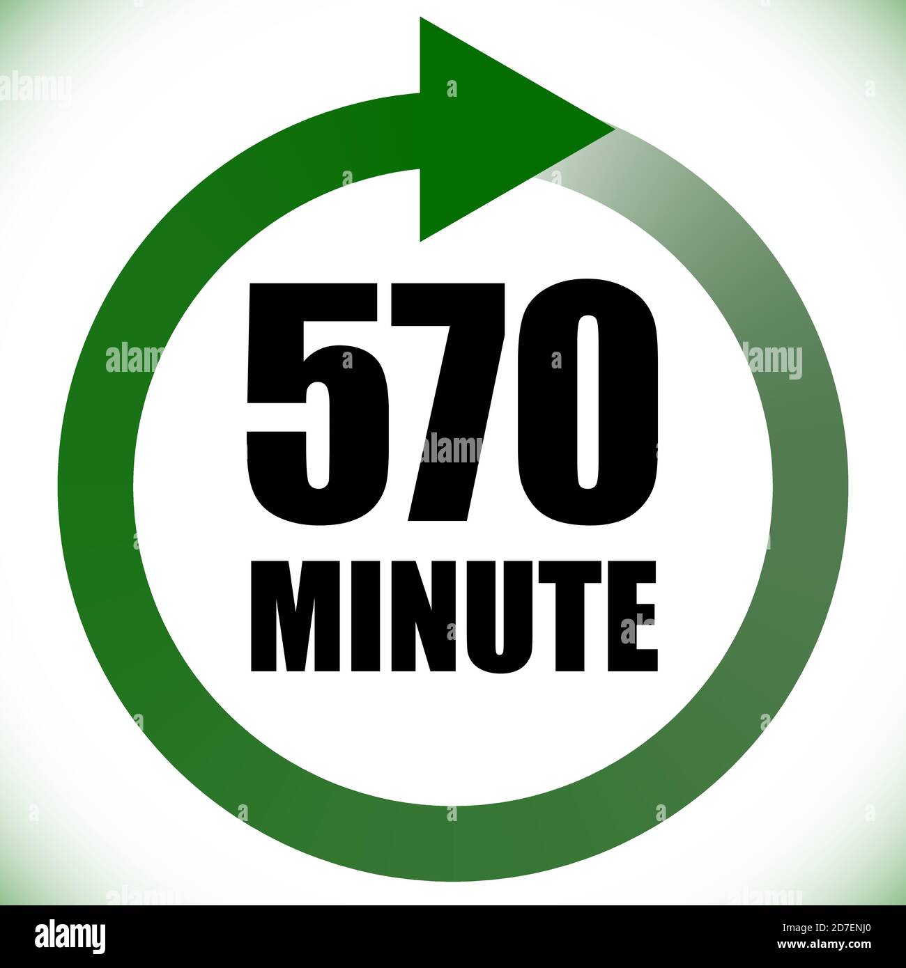 Numbers, numerals dial illustration. Time, duration and schedule ...