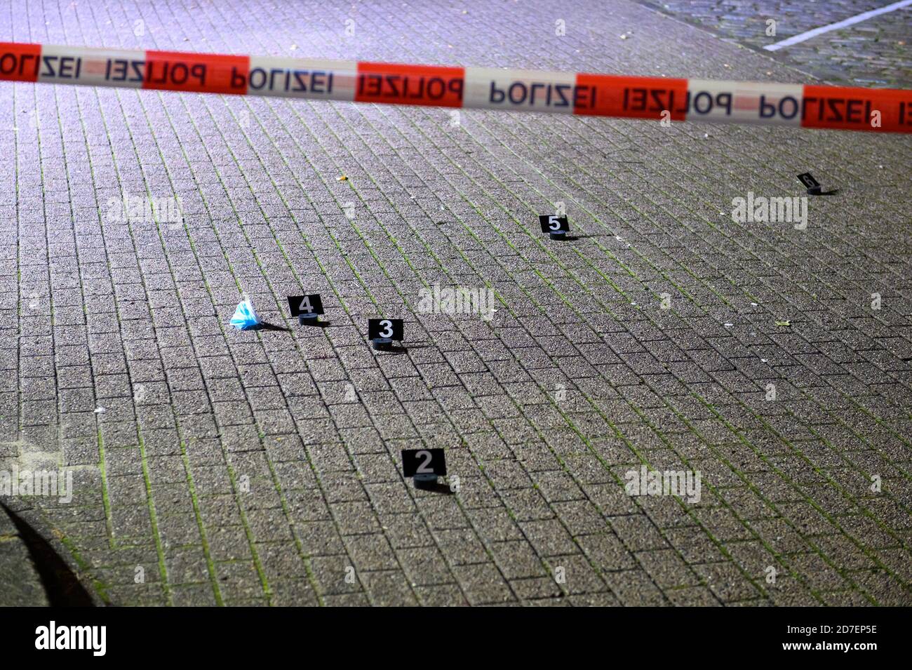 Hamburg, Germany. 28th Aug, 2020. Crime scene forensics tablets. Credit ...