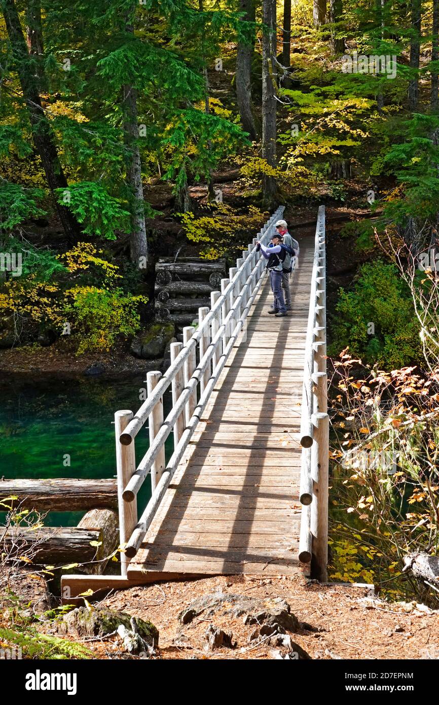 Pedestrian path across river hi-res stock photography and images - Alamy
