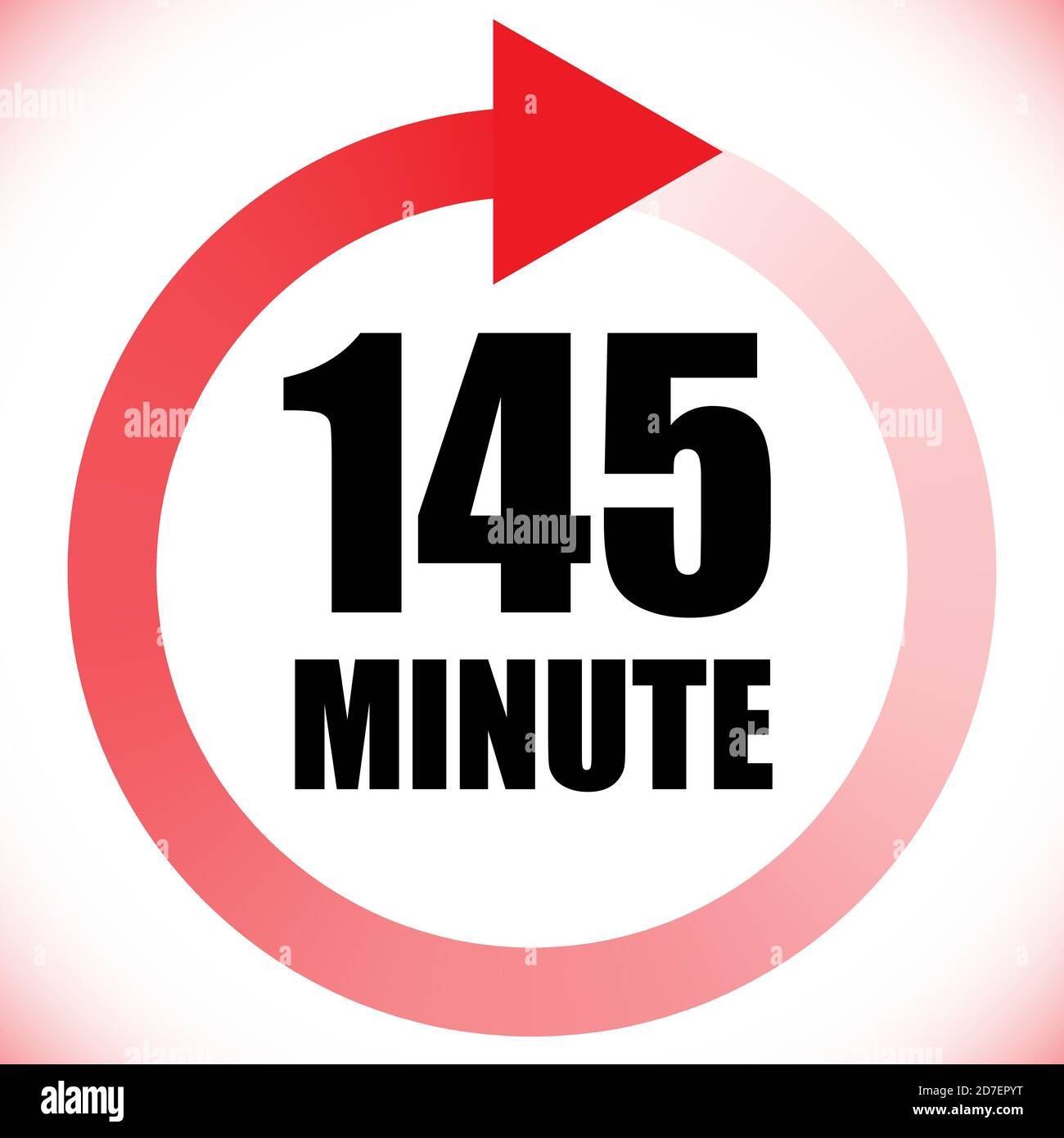 Numbers, numerals dial illustration. Time, duration and schedule ...