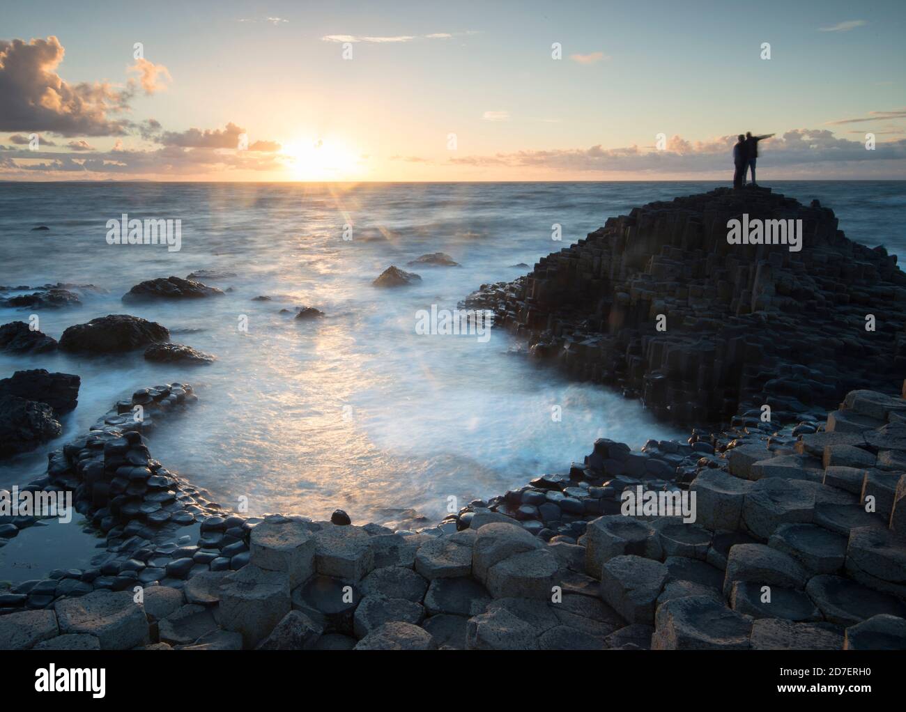 Coastal hexagonal basalt rock formations hi-res stock photography and ...
