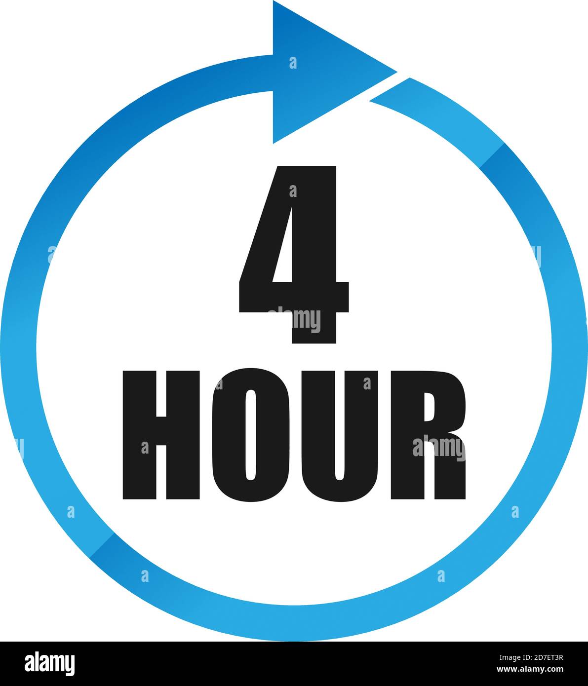 Numbers, numerals dial illustration. Time, duration and schedule ...